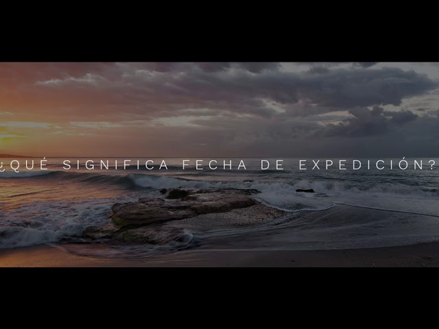 ¿Qué significa fecha de expedición? - Edukar