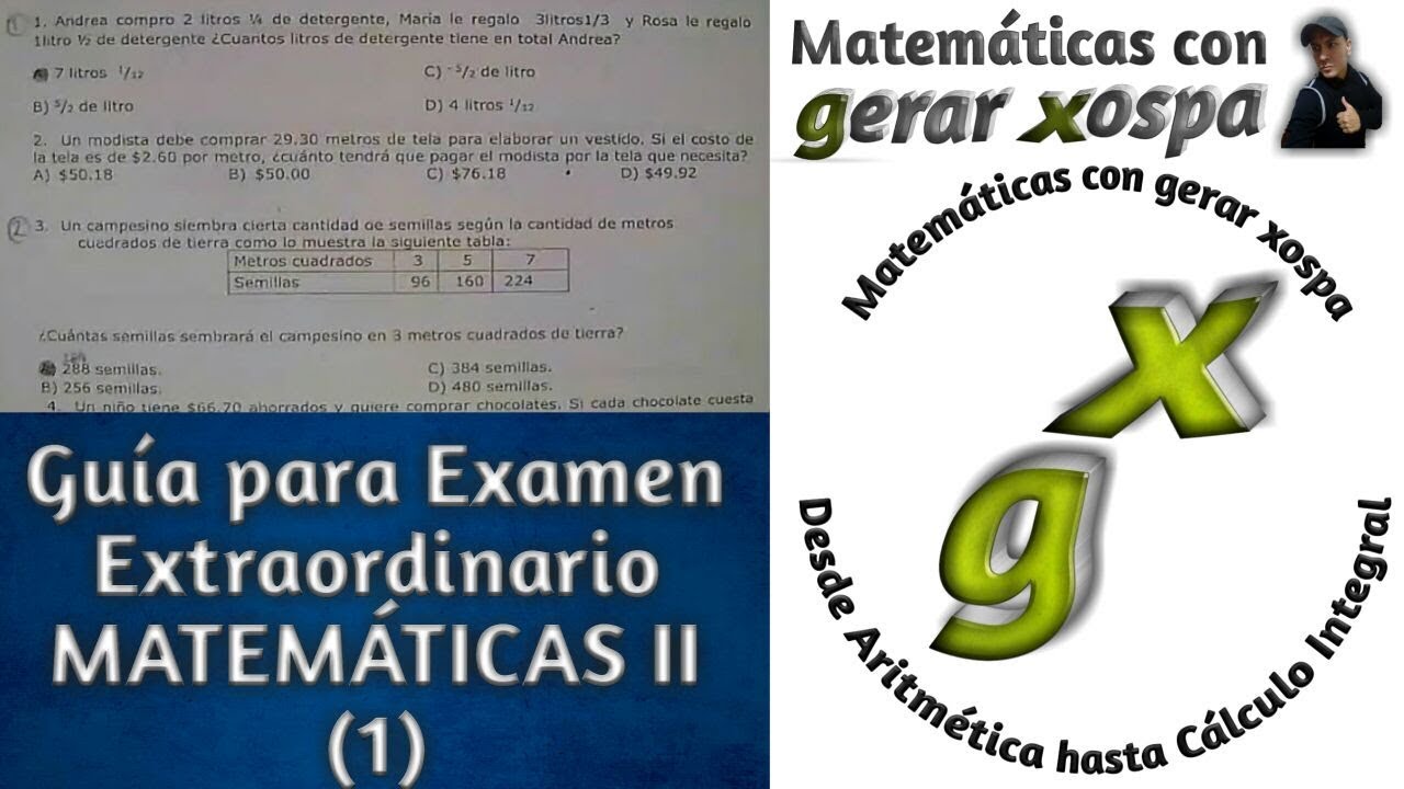 Guía de matemáticas 2 para examen extraordinario de secundaria - Edukar