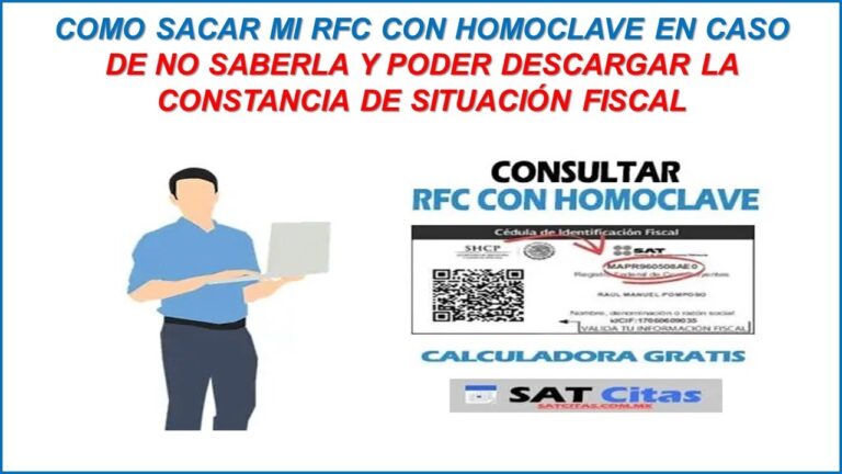 Cómo obtener la homoclave del SAT - Edukar