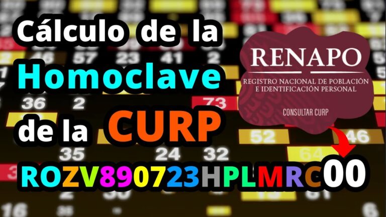 Cómo obtener la homoclave de la CURP - Edukar